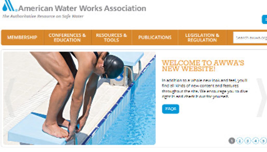 AWWA launches new, streamlined website | Water Technology AWWA launches new, streamlined website | Water Technology