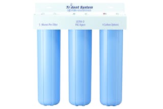Three-stage filtration system | Water Technology