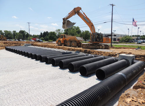 Stormwater Detention System Helps Dealership Manage Runoff and Build ...