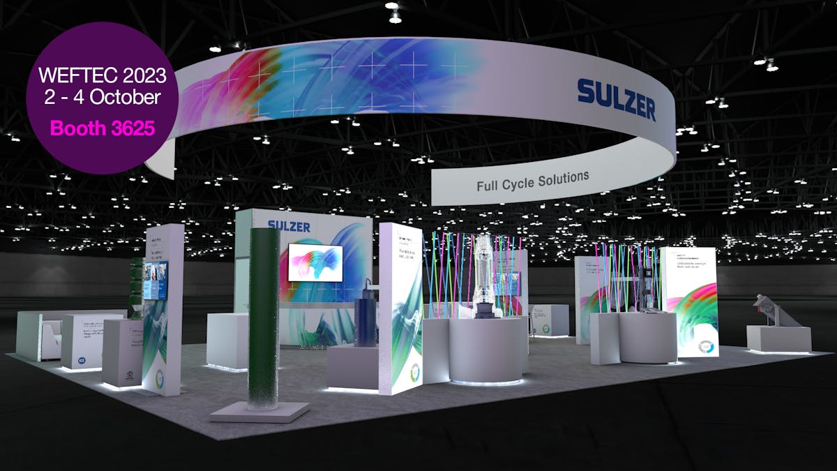 Sulzer to offer exclusive preview of new products at WEFTEC 2023 | Water Technology